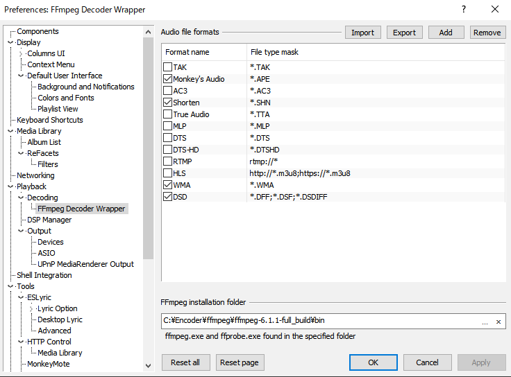Input 64bit - foobar2000 Wiki