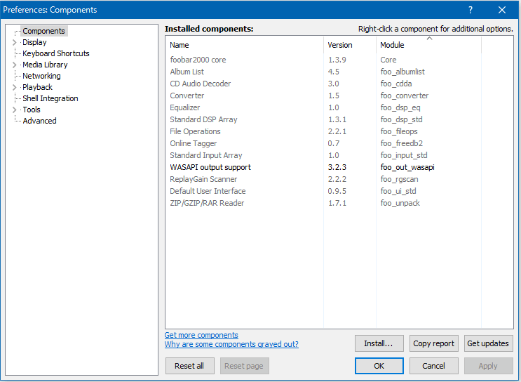 Components - foobar2000 Wiki