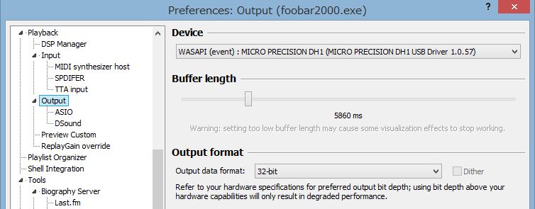 Output - foobar2000 Wiki